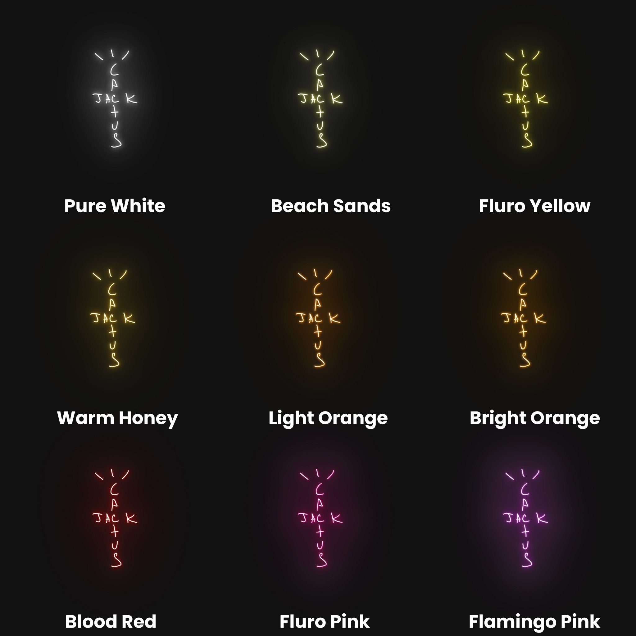 Cactus Jack Neon Sign | Fully Customizable Cactus Jack Neon Light
