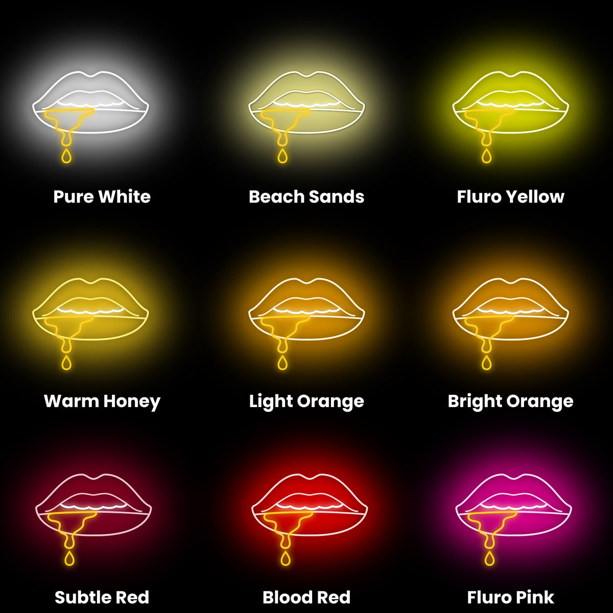 Aesthetic Drool Neon Sign