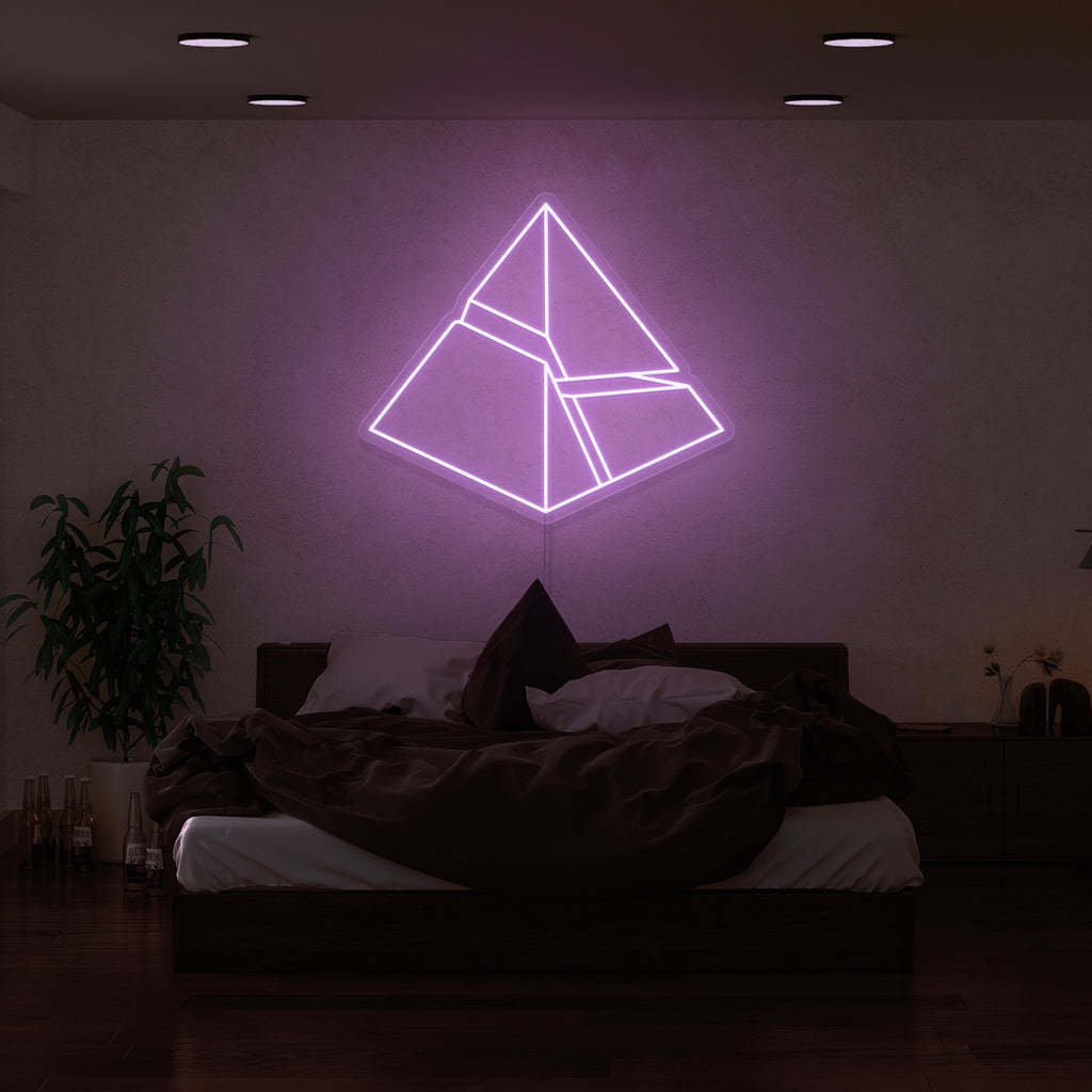 Pyramid Neon Sign